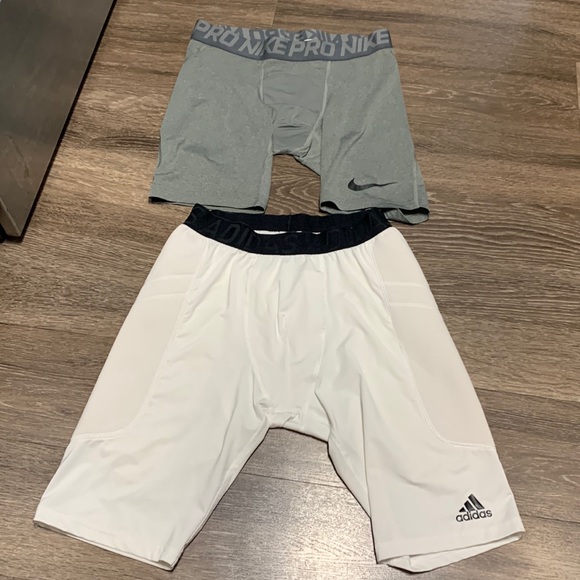 Nike | Pants | Nike Adidas Compression Pants Bundle | Poshmark